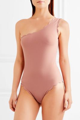 China New Design One-shoulder Women one piece swimwear for sale
