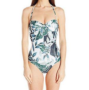 China Hot sale beautiful print  Women one piece swimwear for summer for sale