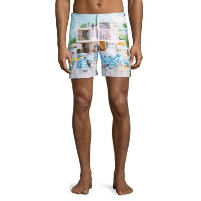 China Fashion cartoon pattern Men swimwear for sale