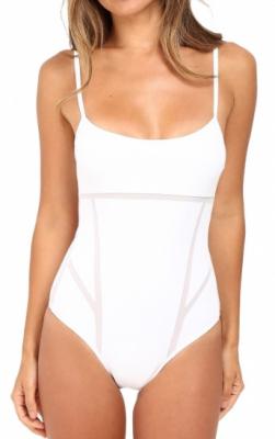 China White color swimwear for women for sale