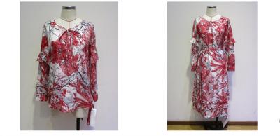 China Beautiful decorative pattern Evening dress for ladies for sale