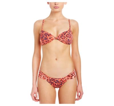 China Red leopard print for women bikini high quality for sale