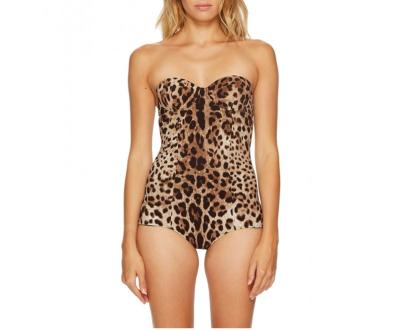 China Fashion print for women bikini strapless for sale