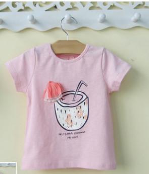 China 3-6Y gril's  short sleeve fashion T-shirt for sale