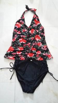 China Womens Flower Print  Two-Piece Fashion Bikini for sale