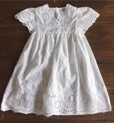 China Summer 1 to 6 y white dresses for  Baby  girls for sale