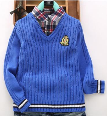 China Childern keep wram Shirt collar sweater for sale