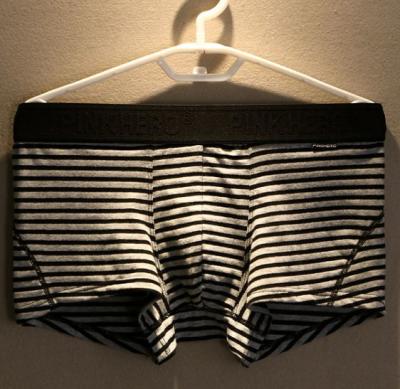 China Men's Fashion  Boxer  stripe Underwear for sale