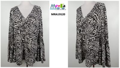 China Fashion Leopard Print  V-nice Shirt Dress for sale