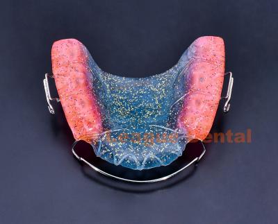 China Stainless Steel Acrylic Hawley Retainer Maintain Teeth Alignment Adjusting Hawley Retainer for sale