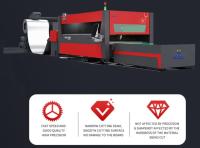 China Sheet Metal Coils Automatic Laser Cutting Line CNC Controlled With Touchscreen for sale