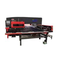 Quality Servo CNC Turret Punch Press 300 KN Punching Capacity Low Noise High Stability for sale