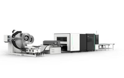 China High Precision CNC Steel Coil Laser Cutting Machine Fully Automatic Max 22m/Min for sale