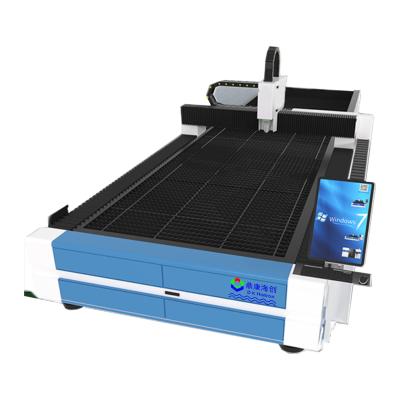 China High Precision Automatic CNC Fiber Laser Plate Cutting Machine 3000W Laser Source for sale