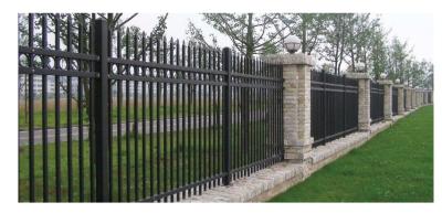 China Modern Galvanized Zinc Steel Balcony Guardrail for Indoor Outdoor Use for sale