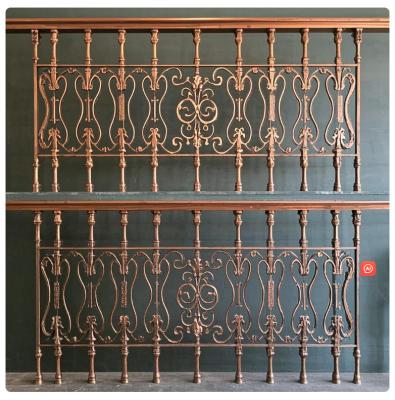 China Modern Aluminum Stair Railing with Galvanized Finish for Indoor Outdoor Use for sale