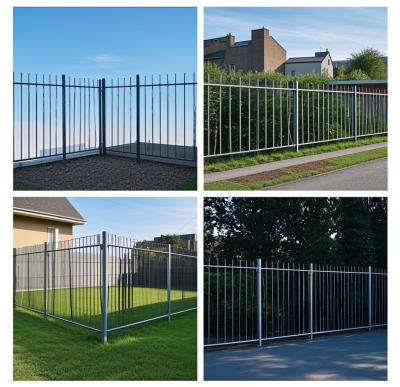 China Galvanized Steel Wall Fence Modern Security Railing Indoor Outdoor for sale