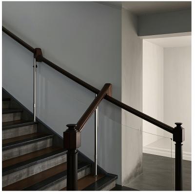 China Modern Wall Mounted Stair Railing Galvanized Finish Indoor Outdoor for sale