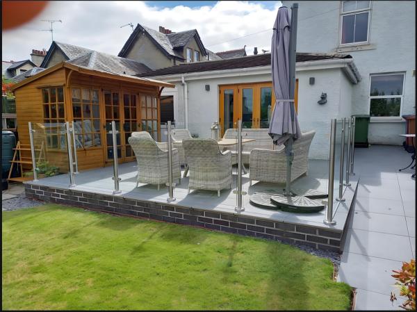 Quality Frameless Glass Balcony Railing Modern Galvanized Easy Install for sale