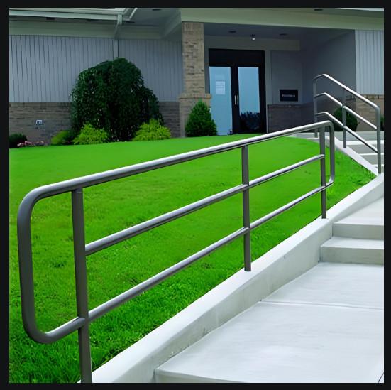 Quality Architectural Aluminum Handrail Systems for Indoor Outdoor Safety for sale