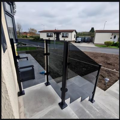 China 12mm Thermally Toughened Glass Balcony Railing ISO Certified for sale