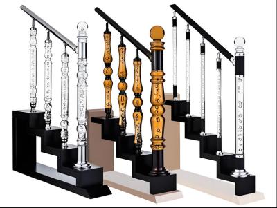 China Modern Metal Stair Railing Weather Resistant Indoor Outdoor for sale