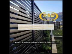customizable metal security wall fence , outdoor decoration metal garden privacy panels