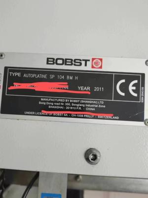 China BOBST-SP-104-BM Automatic Hot Stamping Machine,Max sheet size 40x1,040mm for sale