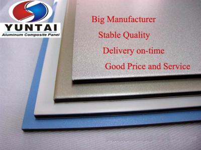 China 1220x2440x 4mm metal silver Aluminum Composite Panel interior decoration quality ACP sheets 20 years warantty for sale