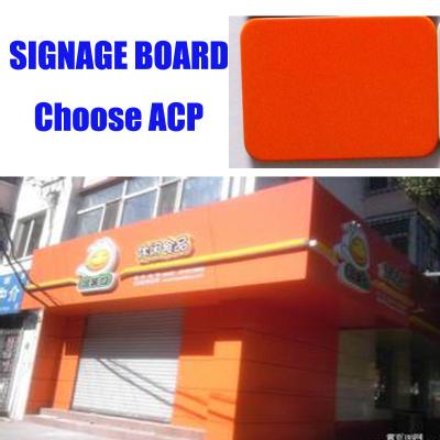 China Supply Signage Aluminum Composite Panel  cheap price various color and pattern for sale