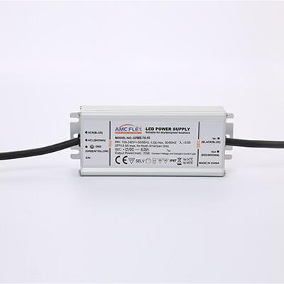 China 75W 12V 6.25A ip67 waterproof  LED Power Supply for led floodlights, led wall washer PFC for sale