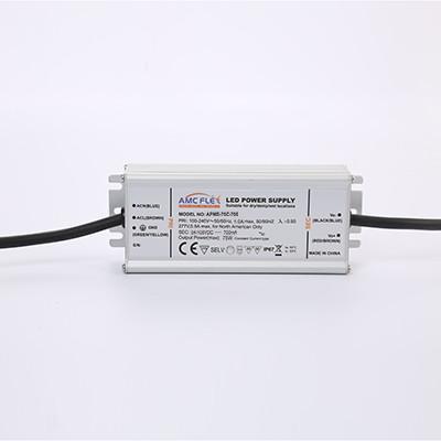 China 75W 1400mA 27-54VDC ip67 waterproof  LED  Drivers for led floodlights, led wall washer PFC for sale