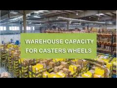 50mm Black Top Plate Casters , Nylon Twin Sound Furniture Universal Castor Wheels