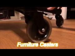 Dajin Furniture Casters For Hardwood Floors / Carpet , 3 Inch Casters With Stem