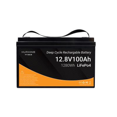 Cina Sistema solare 12.8V100AH Batteria agli ioni di litio a ciclo profondo Batteria leggera universale con BMS in vendita
