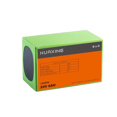 中国 BMSの再充電可能なLFP 6ah 24V LiFePO4電池CC CV 2Cのピーク 販売のため