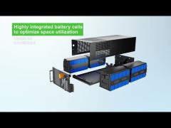 Battlink 100kw/215kwh sur le réseau hors réseau système de stockage d‘énergie des batteries commerciales et industrielles
