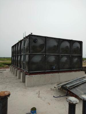 China Tanque de água de aço inoxidável do painel Q235 de aço industrial para o armazenamento das águas residuais 4000 litros à venda