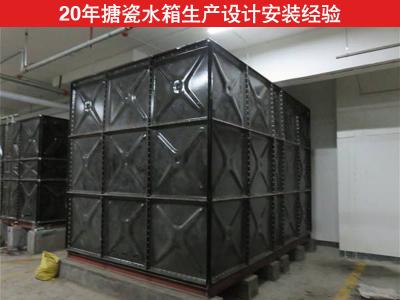 China Tanque de água de aço inoxidável do painel Q235 de aço industrial para o armazenamento das águas residuais 4000 litros à venda