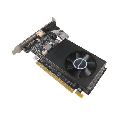 China PCWINMAX GT 610 1GB 64Bit GDDR3 Support DirectX 11 Single Fan GPU Video Card for sale