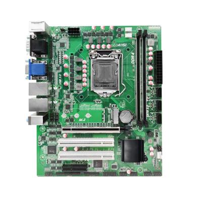 China PCWINMAX H110 Industrial Motherboard LGA1151 Supports 6th to 9th Gen i3 i5 i7 i9 with 4 DDR4 up to 64GB for sale