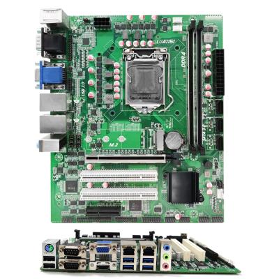 China PCWINMAX Industrial H110 Motherboard LGA1151 Support 6th 9th Gen i3 i5 i7 i9 with HD VGA COM for Automation POS Kiosk, Factory Direct for sale