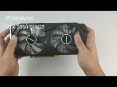 PCWINMAX GeForce GTX 1660 Ti Graphics Card 6GB GDDR6 192bit PCIe 3.0 x16 DP HD DVI Port 1500MHz PC VGA Card