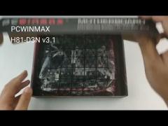 PCWINMAX H81 LGA1150 마이크로 ATX 메인보드 지원 1333/1600MHz 데스크톱 PC용 듀얼 채널 DDR3 메인보드