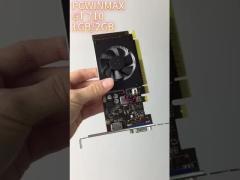 PCWINMAX GT 710 Карта графики Geforce 1 ГБ 2 ГБ 64 Бита GDDR3 902 МГц Одиночный вентилятор низкопрофильный графический процессор для рабочего стола