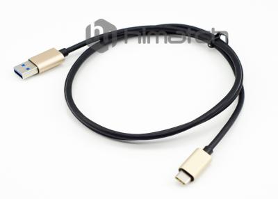 Cina Shell di alluminio USB C alla lunghezza del cavo 20cm di USB 3 per il carico di dati di sincronizzazione in vendita