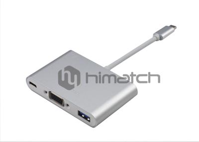 Cina Tipo nero cavo di USB 3,1 di C al tipo femminile aggancio femminile di VGA USB3 F del connettore di C in vendita