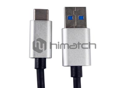 Cina Tipo dati di USB 3,1 della spina di sincronizzazione del cavo di C che incaricano di Shell di alluminio d'argento in vendita