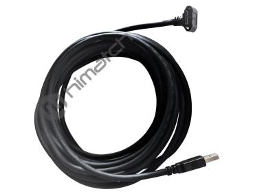 Cina cavo l'A/M di visione USB3 di 5M al micro angolo sinistro di B con il cavo delle viti di chiusura in vendita
