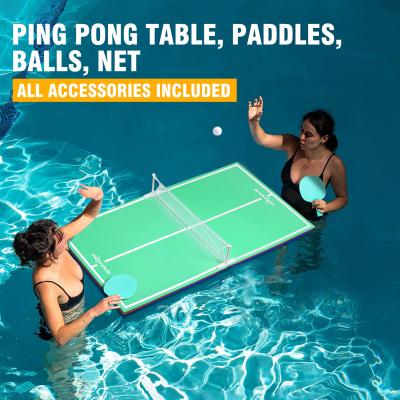 China Bring the Fun to Your Backyard EVA Water Table Tennis Set with Paddles Balls and Net for sale